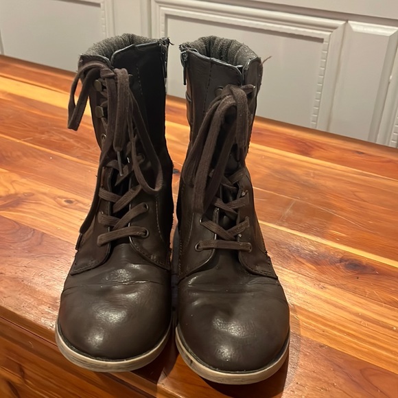 Shoes | Brown Fall Combat Boots | Poshmark